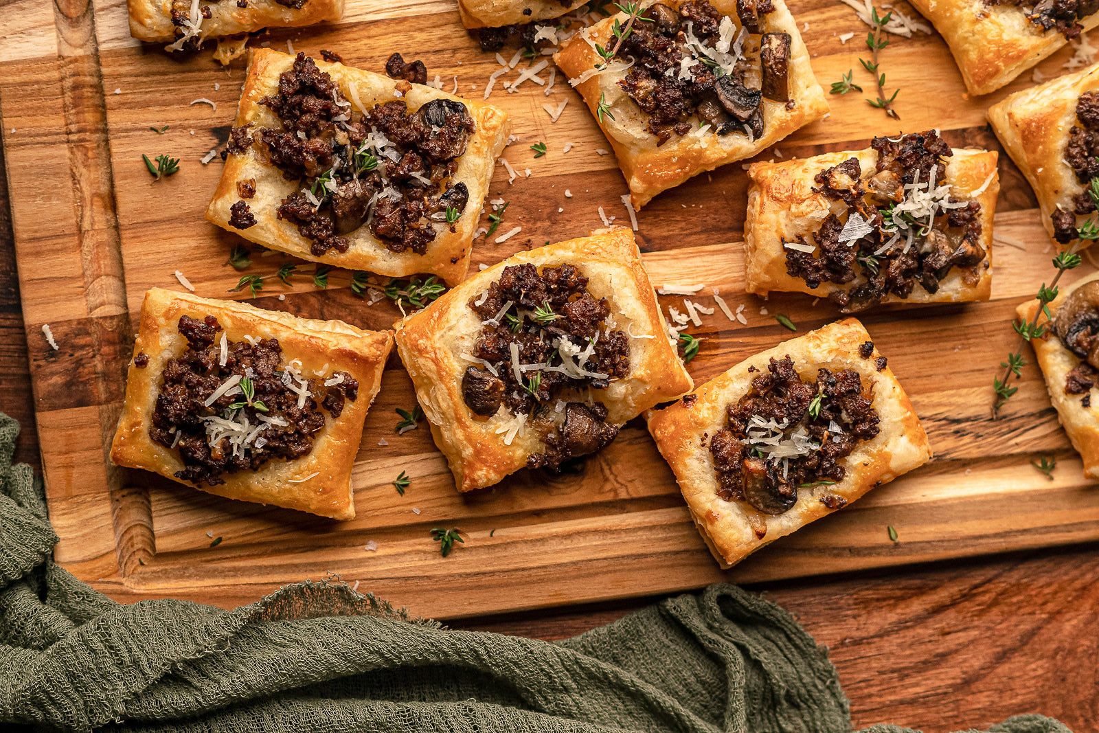Ground Beef Mushroom Puff Pastries Thomas Farms ground-beef-mushroom-puff-pastries-thomas-farms