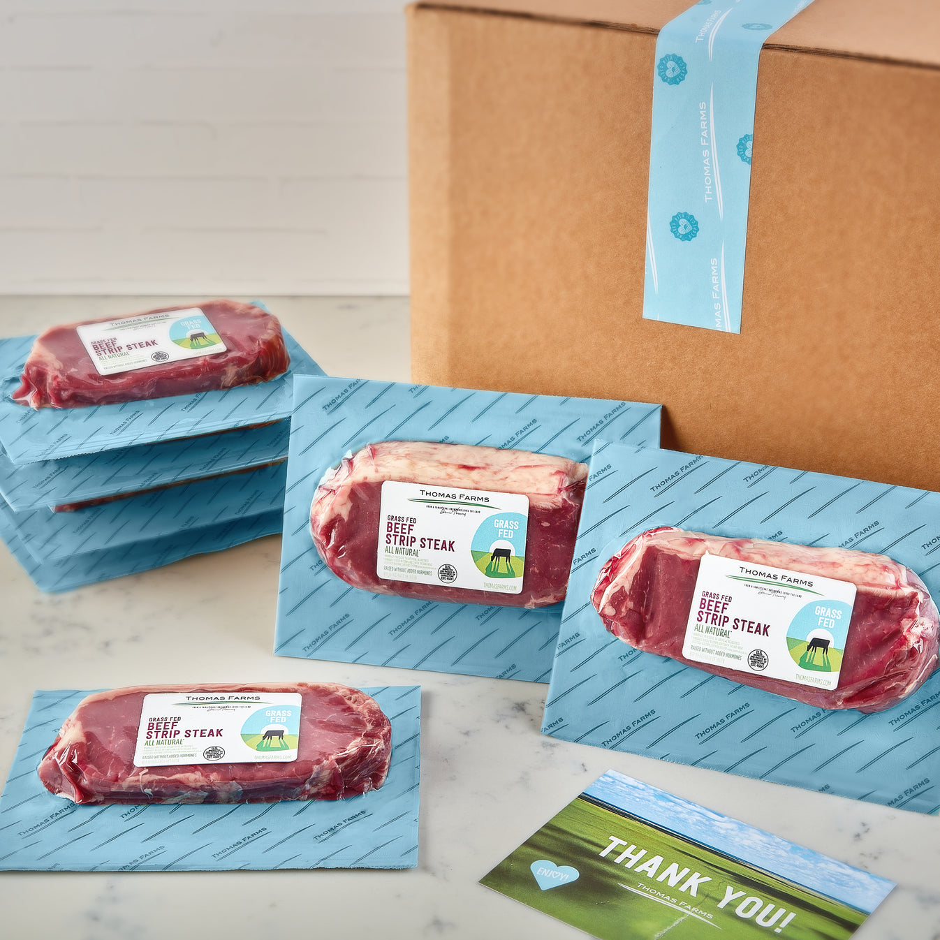 NY Strip Steak Box – Thomas Farms