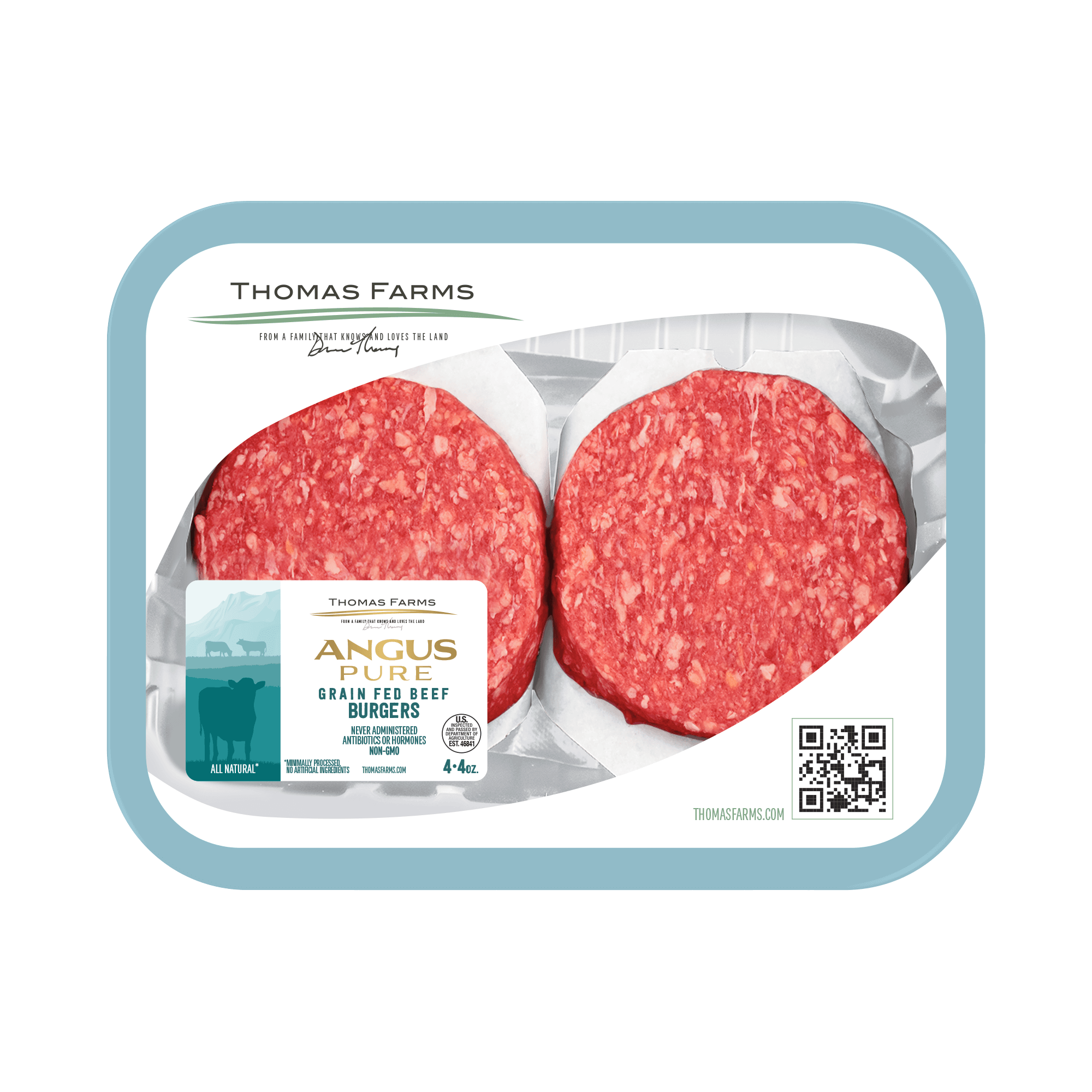 Grain Fed Angus Burgers – Thomas Farms
