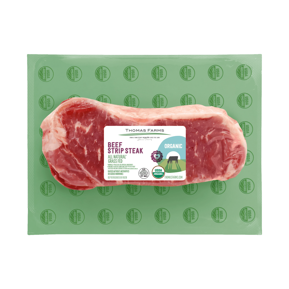 Organic Beef Strip Steak – Thomas Farms